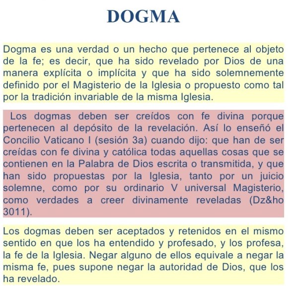 Evolución del Dogma? – bottegadivina's Blog